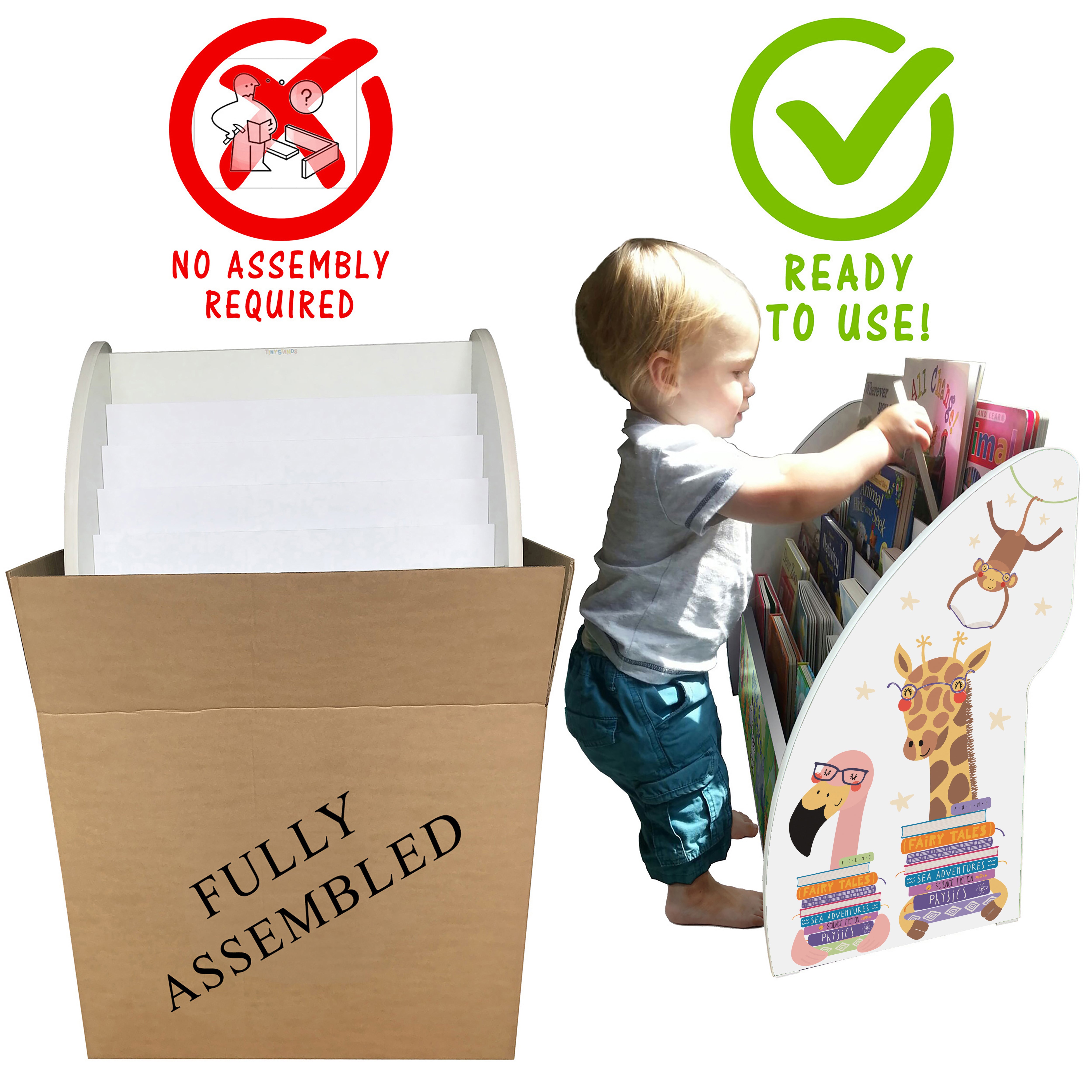 Themed Childrens Bookcases | Customisable & Personalised 🎁 – Tinystands